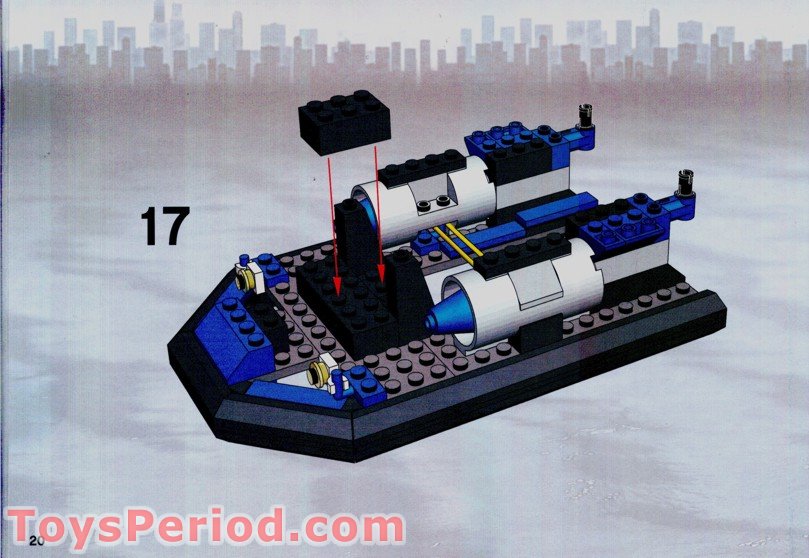 LEGO 7045 Hovercraft Hideout Instructions and Parts List