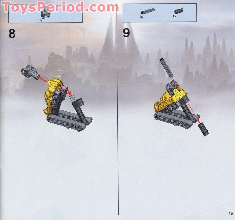 LEGO 8755 Keetongu Instructions and Parts List