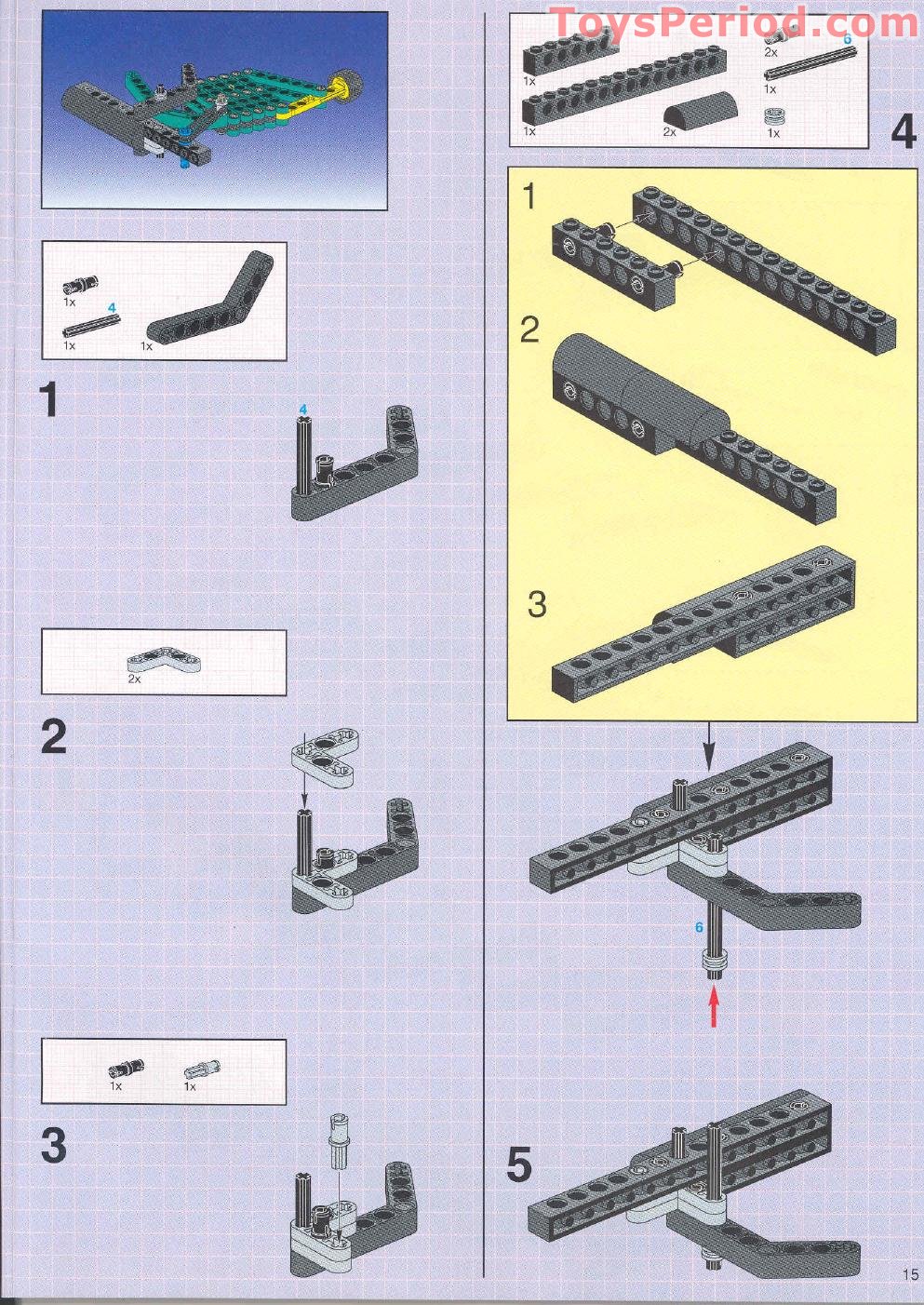 LEGO 8266 Super Challenge Instructions and Parts List
