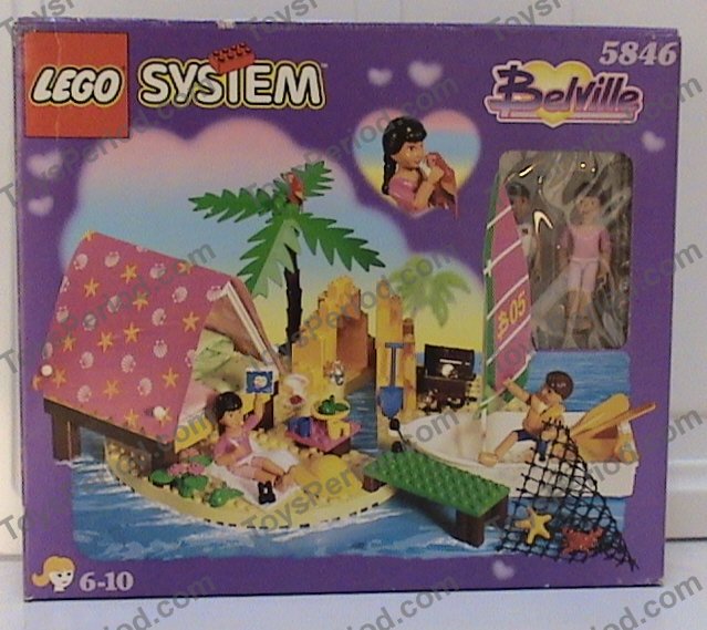 LEGO 5846 Desert Island Instructions and Parts List