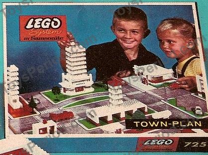 LEGO 725-3 Town Plan Set from 1961 | LEGO Reference