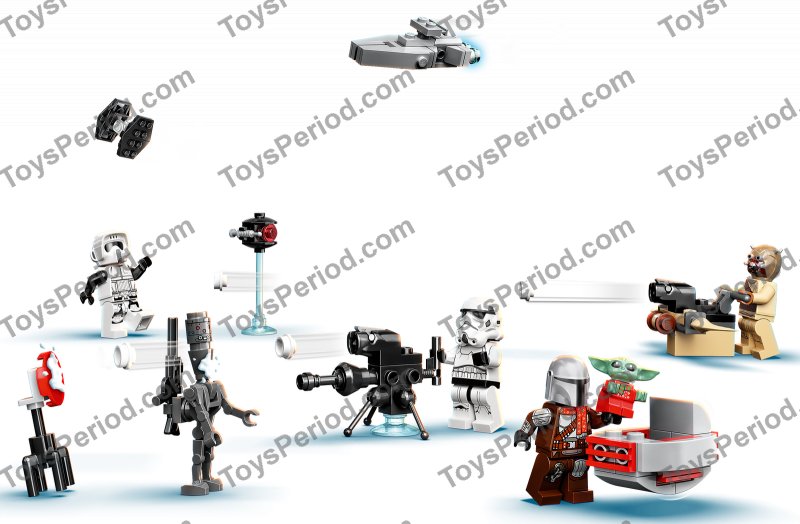 LEGO 75307 Advent Calendar 2021, Star Wars Set Parts List
