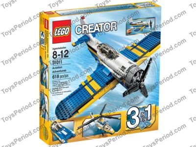 LEGO 31011 Aviation Adventures Instructions and Parts List
