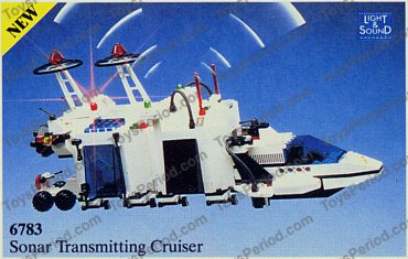 LEGO 6783 Sonar Transmitting Cruiser Instructions and Parts List