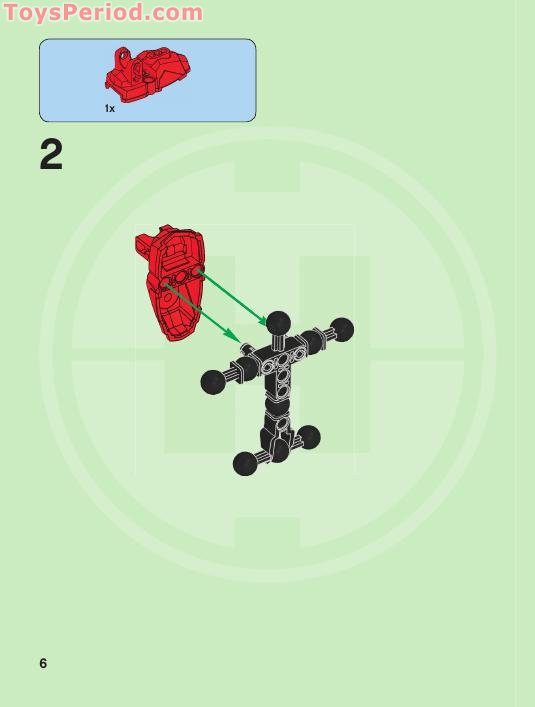 LEGO 6218 Splitface Instructions and Parts List