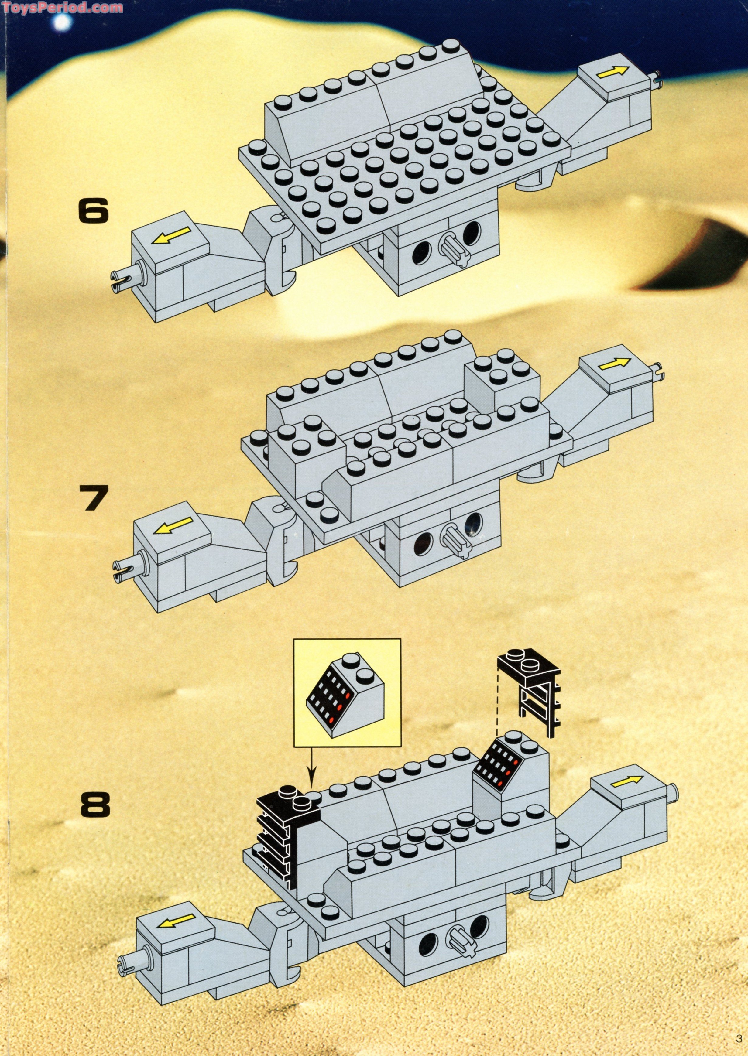 LEGO 6952 Solar Power Transporter Instructions and Parts List