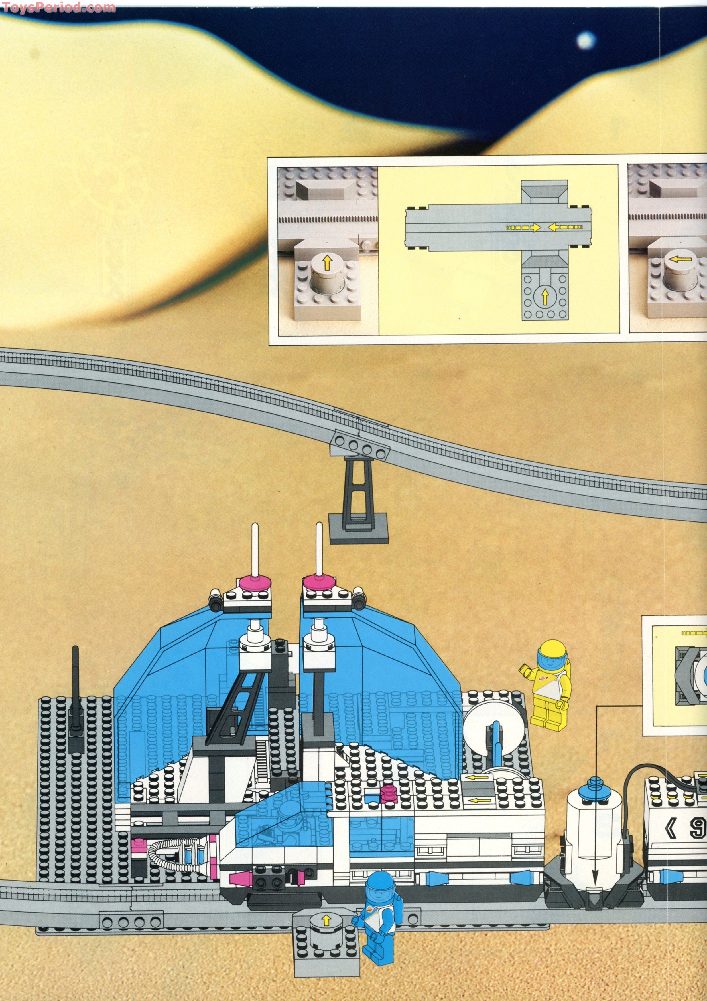LEGO 6990 Monorail Transport System Instructions and Parts List