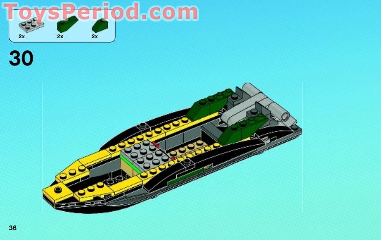 LEGO 76006 Iron Man: Extremis Sea Port Battle Instructions and Parts List