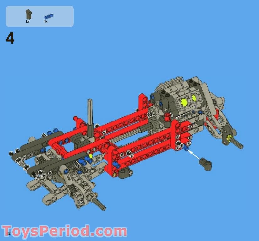 LEGO 8081 Extreme Cruiser Instructions and Parts List