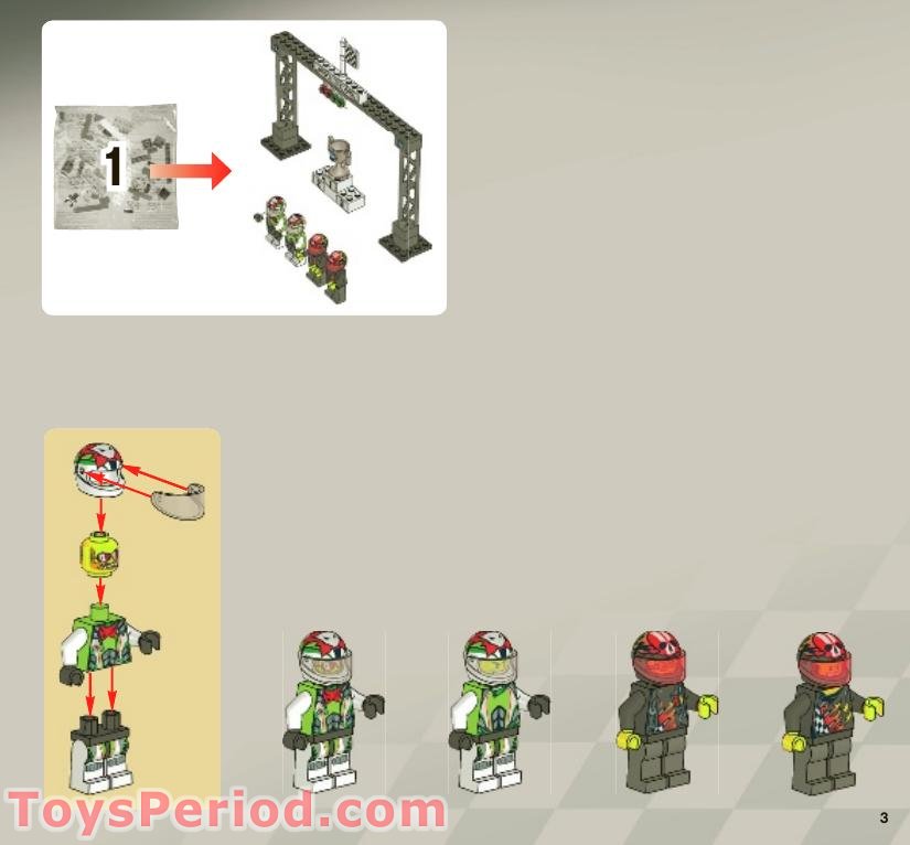 LEGO 8898 Wreckage Road Instructions and Parts List