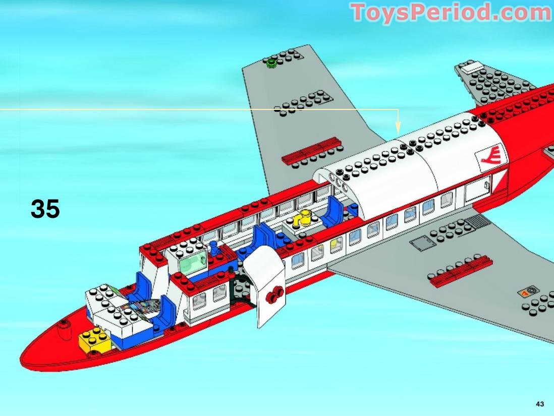 LEGO 3182 Airport Instructions and Parts List