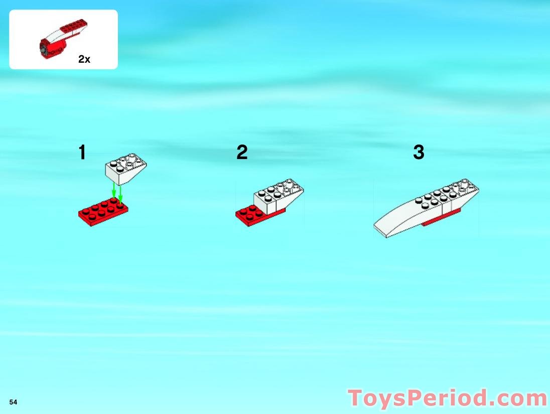 LEGO 3182 Airport Instructions and Parts List