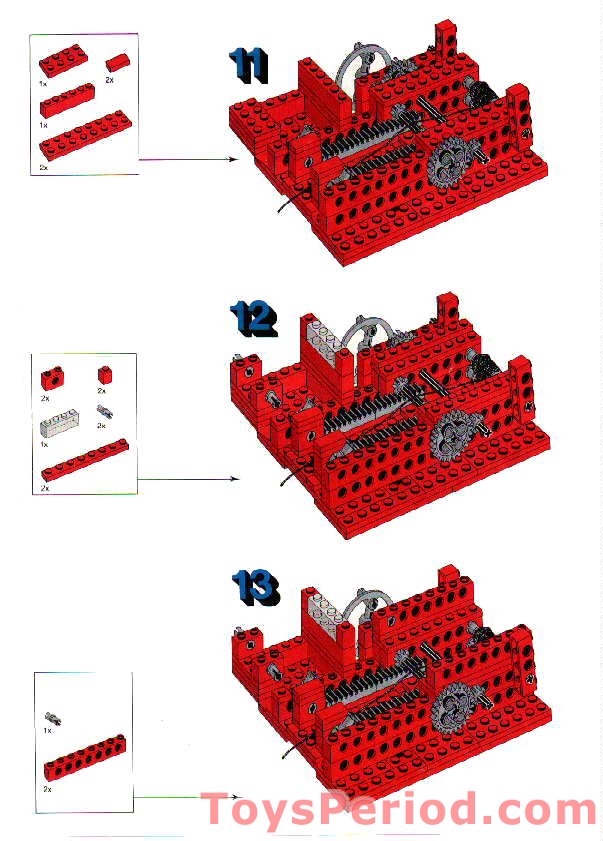 LEGO 955 Mobile Crane Instructions and Parts List