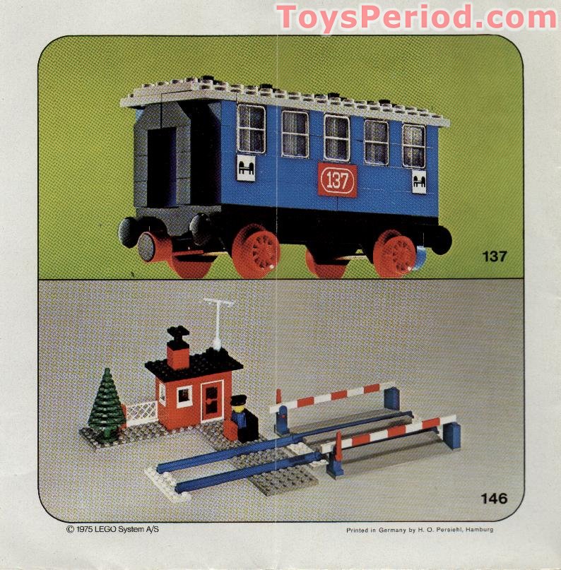 LEGO 183 Complete Train Set with Motor and Signal Instructions and ...
