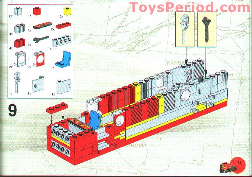 LEGO 10020-1 Santa Fe Super Chief, Standard Edition Instructions and ...