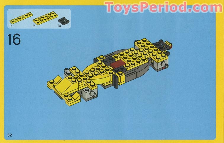 LEGO 4939 Cool Cars Instructions and Parts List