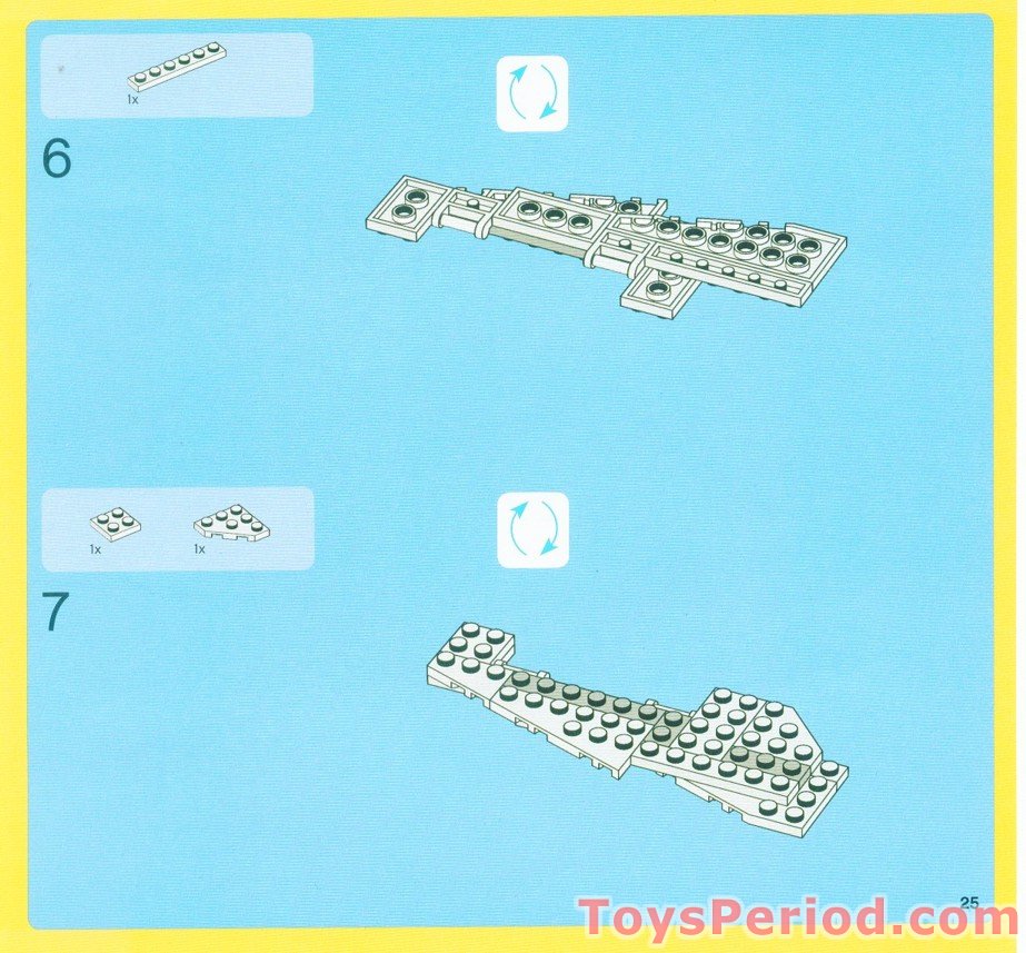 LEGO 4953 Fast Flyers Instructions and Parts List