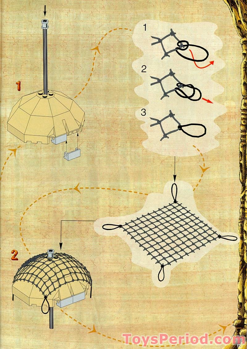 LEGO 5988 Pharaoh's Forbidden Ruins Instructions and Parts List