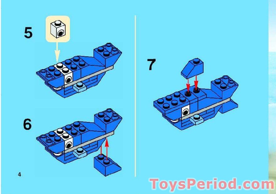 LEGO 6192 Pirate Building Set Instructions and Parts List