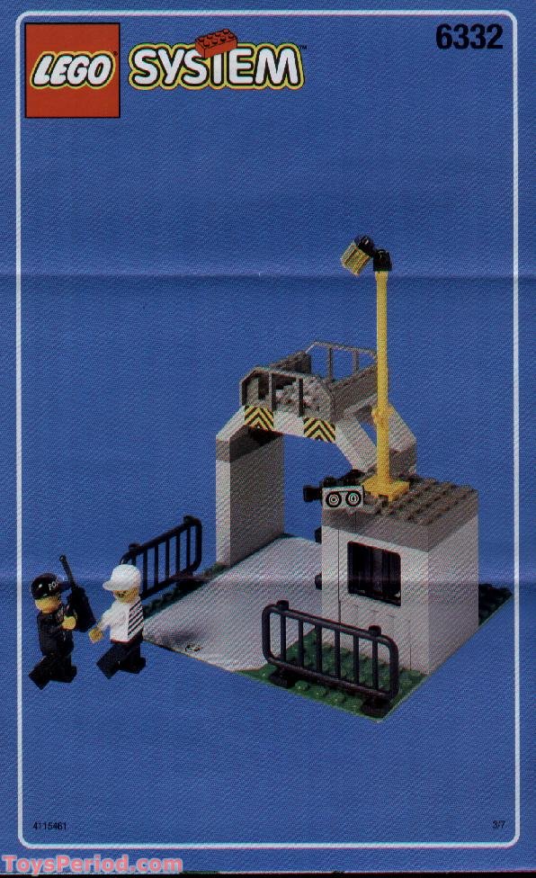 LEGO 6332 Command Post Central Instructions and Parts List