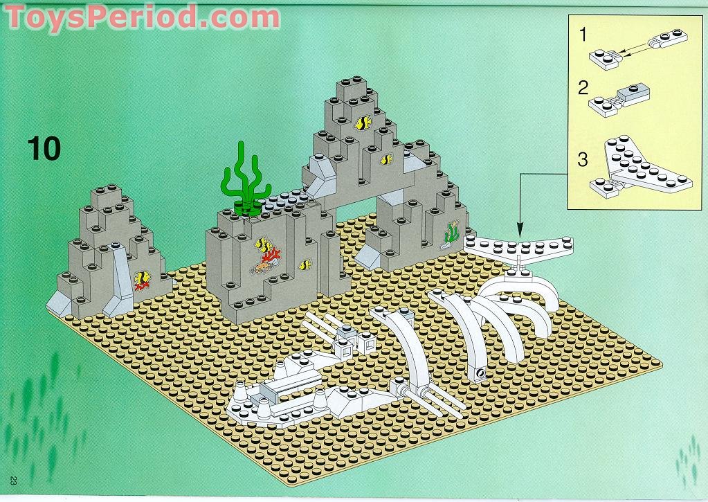 LEGO 6559 Deep Sea Bounty Instructions and Parts List