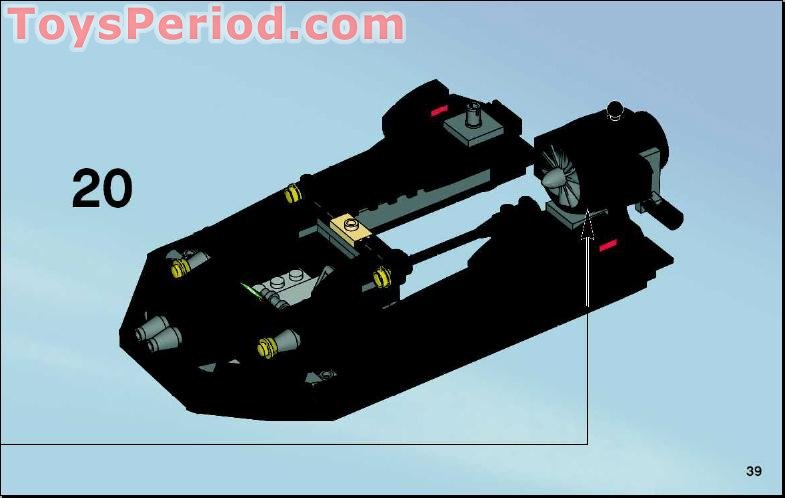 LEGO 7780 The Batboat: Hunt for Killer Croc Instructions and Parts List