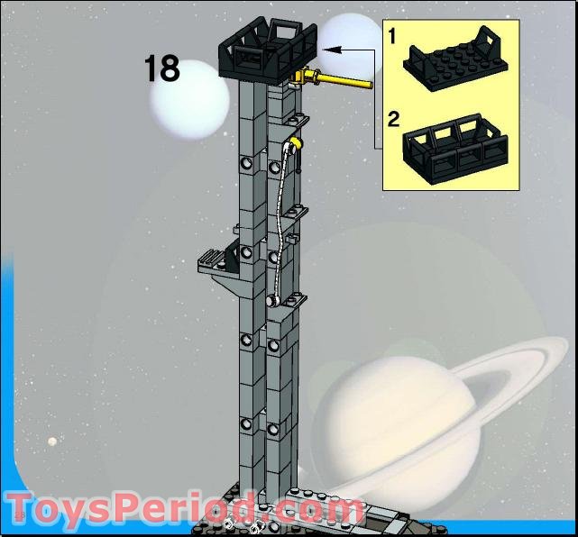 LEGO 7469 Mission to Mars Instructions and Parts List