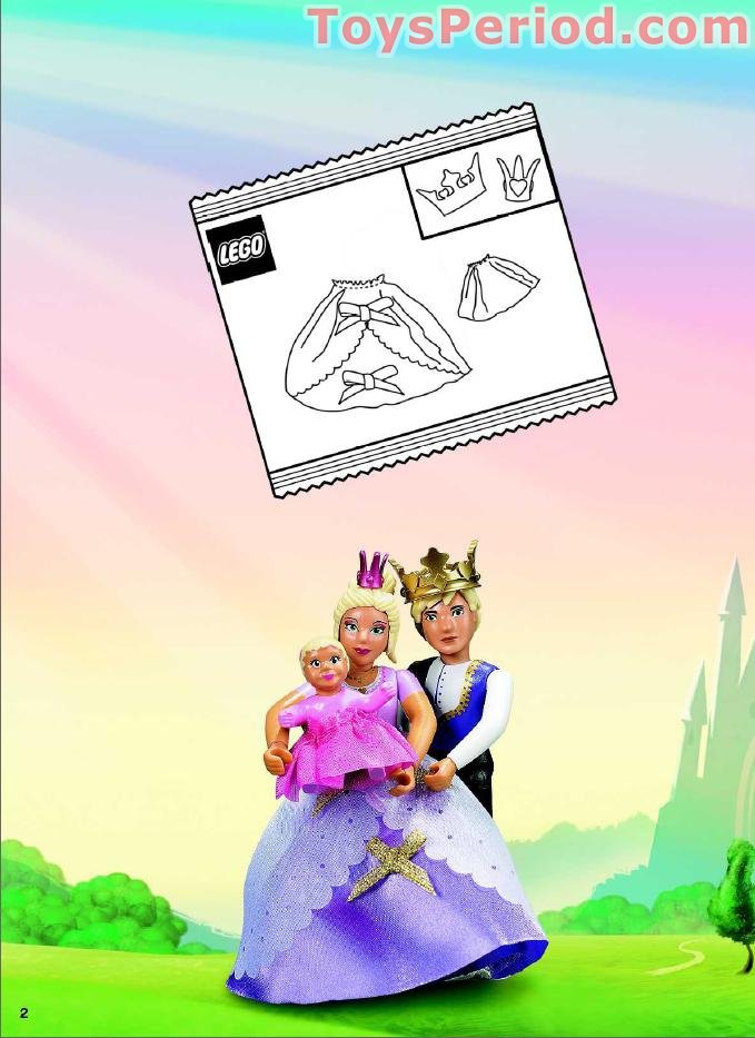 LEGO 7582 Royal Summer Palace Instructions and Parts List