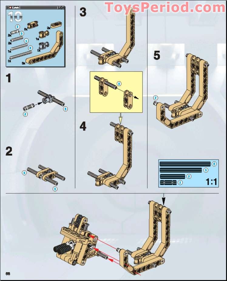 LEGO 8001 Battle Droid Set Parts Inventory and Instructions - LEGO ...