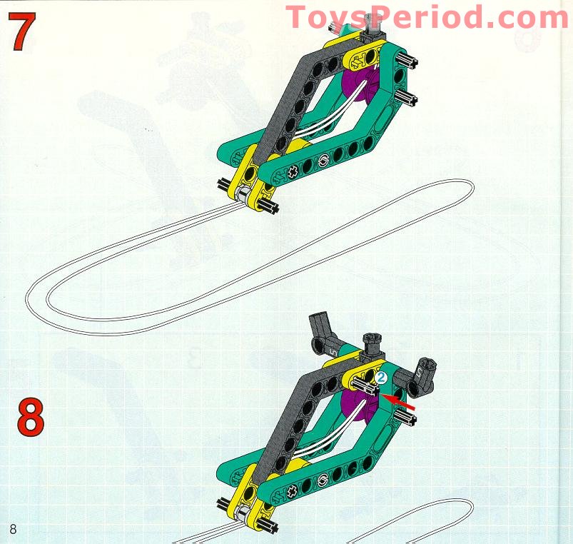 LEGO 8202 Bungee Chopper Instructions and Parts List