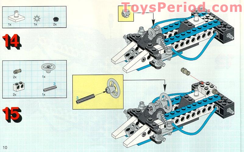 LEGO 8216 Turbo I Instructions and Parts List