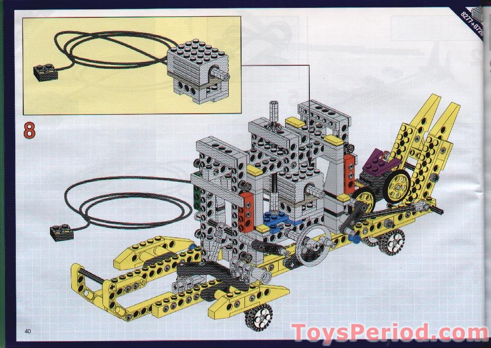 LEGO 8277 Giant Model Set Instructions and Parts List