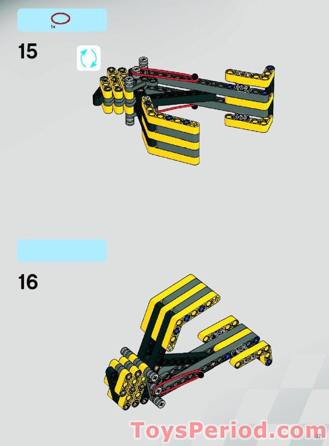 LEGO 8496 Desert Hammer Instructions and Parts List