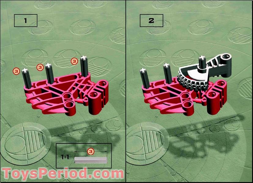 LEGO 8574 Tahnok-Kal Instructions and Parts List