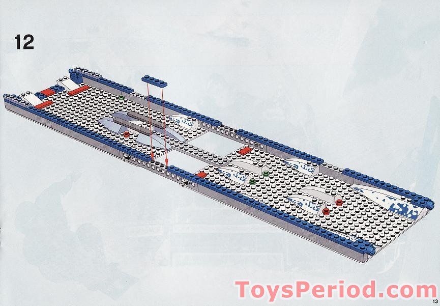 LEGO 3538 Snowboard Boarder Cross Race Instructions and Parts List