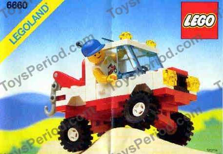 LEGO 6660 Hook and Haul Wrecker Instructions and Parts List