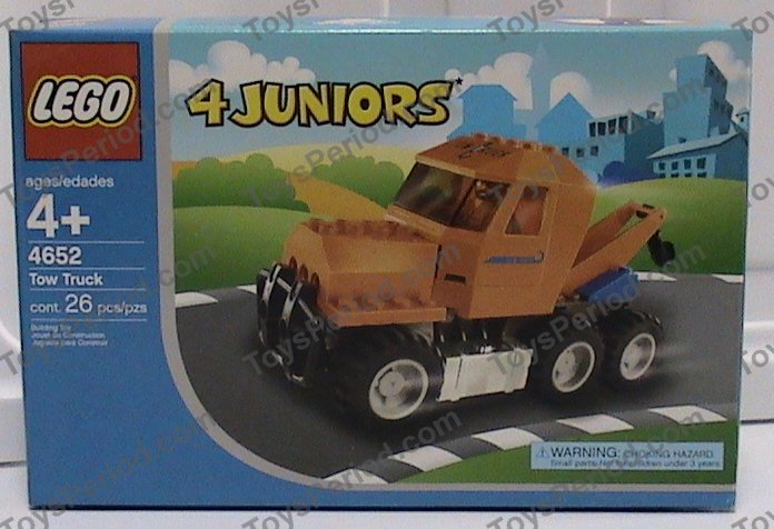 LEGO 4652 Tow Truck Instructions and Parts List