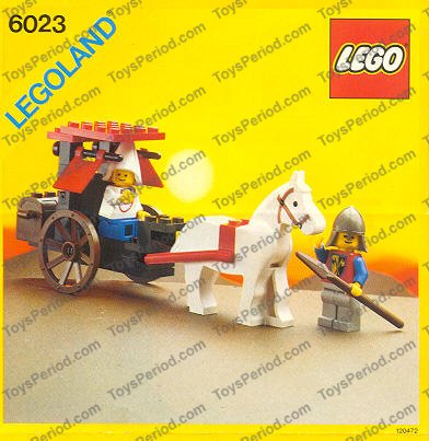 LEGO 6023 Maiden's Cart Instructions and Parts List