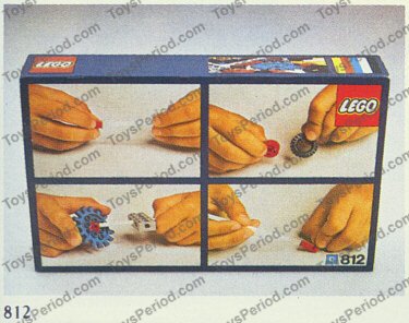 LEGO 812-1 Gear Supplementary Set Instructions and Parts List