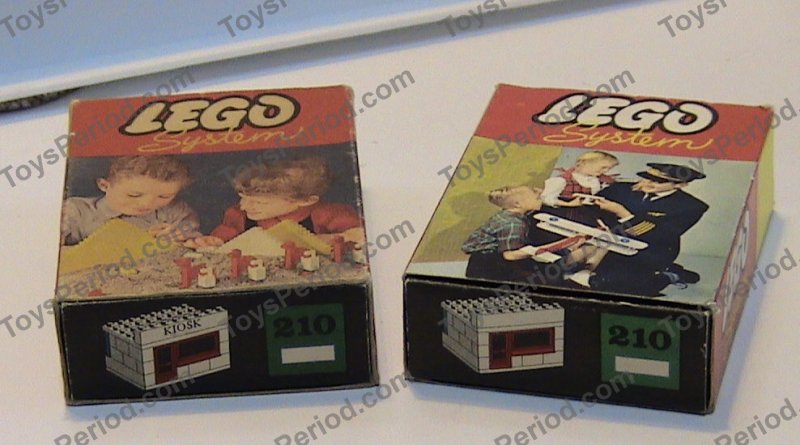 LEGO 210-2 Small Store Set Parts List