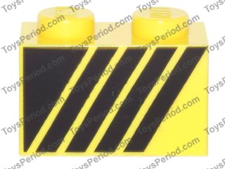 LEGO Sets with Part 3004pb144R Brick 1 x 2 with Black Triangle and 4 ...