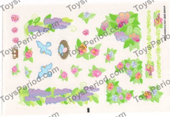 LEGO Sets with Part 7582stk01 Sticker Sheet for Set 7582 - (58576/4500618)