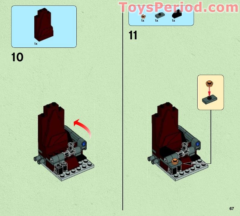 LEGO 75017 Duel on Geonosis Instructions and Parts List