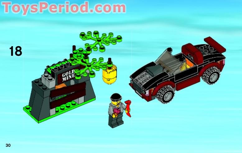 LEGO 4441 Police Dog Van Instructions and Parts List