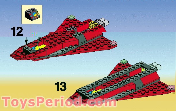 LEGO 2774 Airshow - Red Tiger Instructions and Parts List
