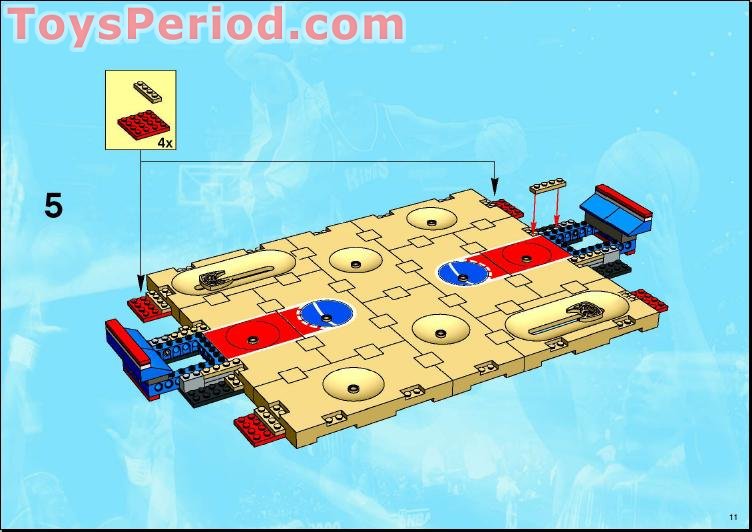 LEGO 3433 NBA Ultimate Arena Instructions and Parts List