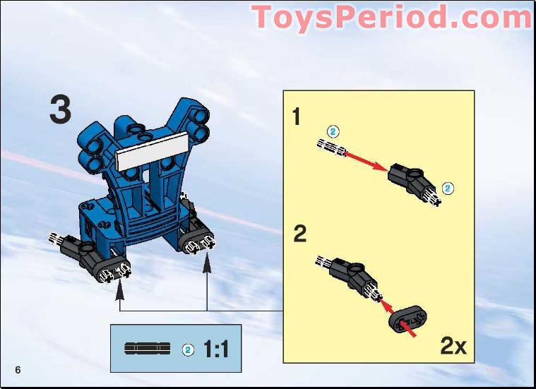 LEGO 3542 Flip Shot Instructions and Parts List