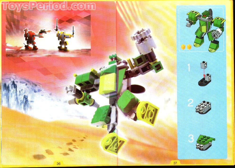 LEGO 4097 Mini Robots Instructions and Parts List