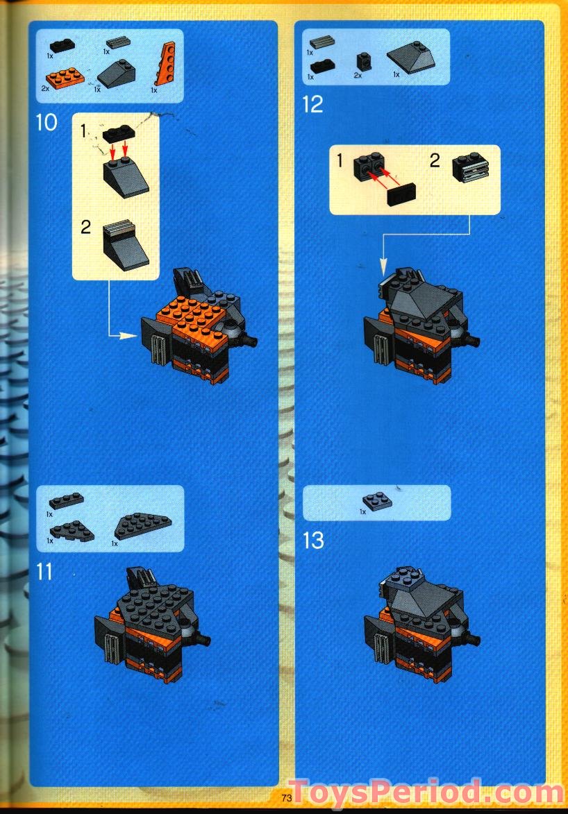 LEGO 4508 Titan Xp Instructions and Parts List