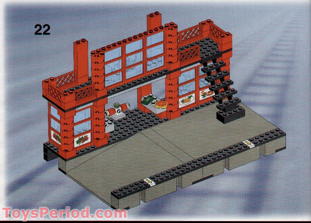 LEGO 4556 Train Station Instructions and Parts List